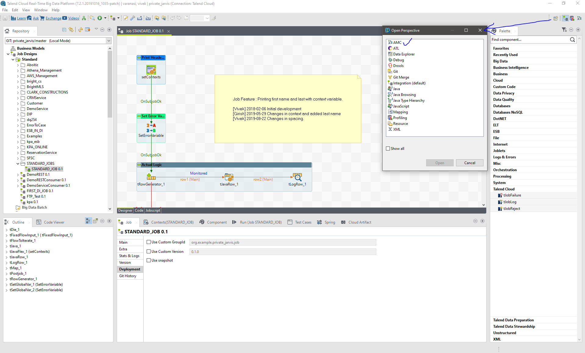 Talend AMC – Talend Best Practices