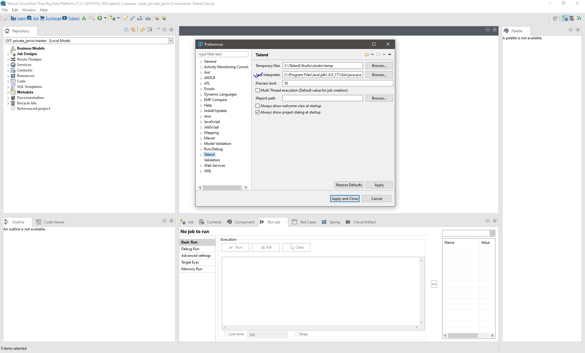 Talend studio best practices – Talend Best Practices